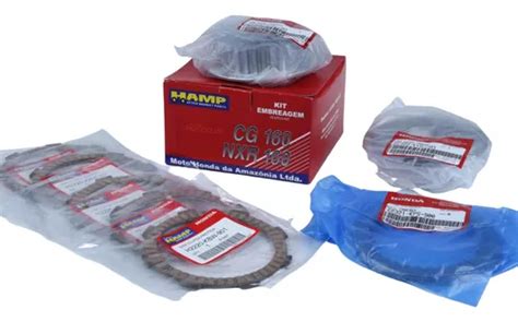 Kit Embreagem Cg Titan Fan 160 Todas Honda Hamp Original