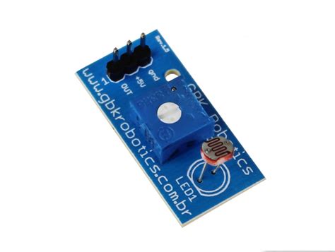 Sensor De Luminosidade Fotossensitivo LDR P13 Usinainfo