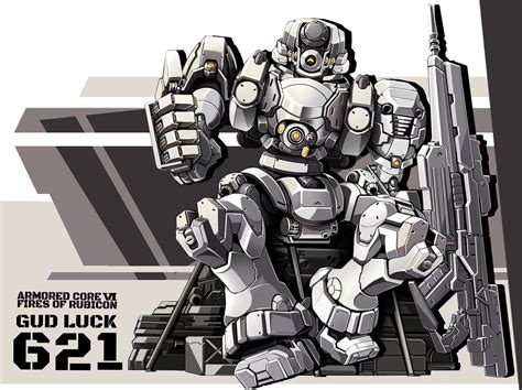 sibelurabbi 621 armored core 6 armored core armored core 6 closed eyes copyright