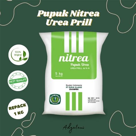 Jual Pupuk Nitrea Urea Prill Non Subsidi Repack Kg Original Shopee