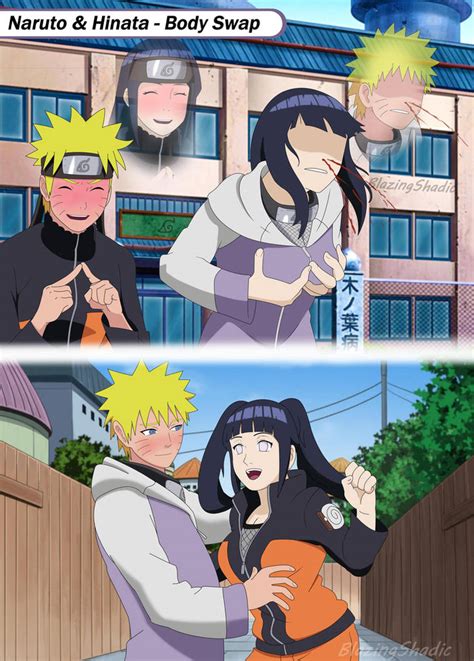 Naruto And Hinata Swap By Blazingshadic On Deviantart