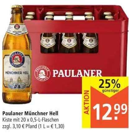 Paulaner Münchner Hell Angebot bei Marktkauf 1Prospekte de