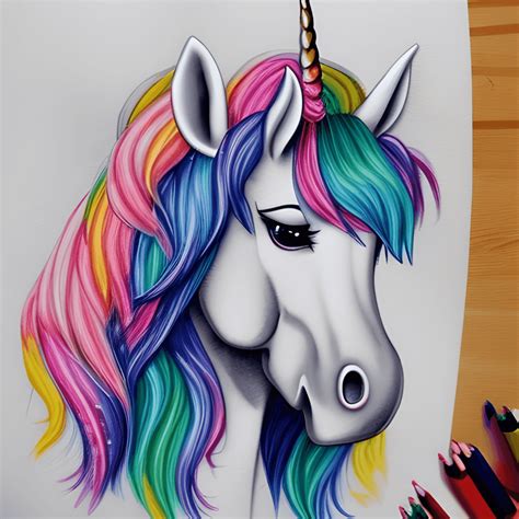 Unicorn Graphic Hyper Realistic Unicorn Graphic Intricately Detailed