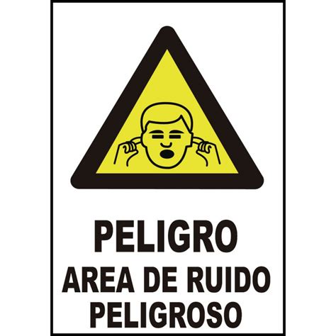 Cartel Peligro Área de Ruido Peligroso Brero Shop