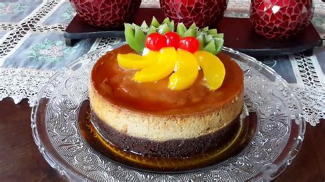 Chocoflan o pastel imposible sin horno en olla express super fácil