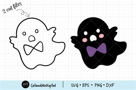 Boy Ghost Halloween Svg Graphic By CatAndMe Creative Fabrica
