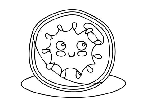 31 páginas para colorear de kiwis ColoringPagesOnly
