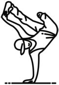 Coloriage Dance de hip hop Coloriages à imprimer gratuits