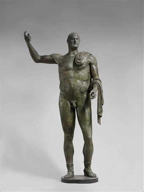 Bronze Statue Of The Emperor Trebonianus Gallus Roman Imperial