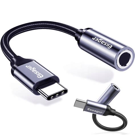Adapter Przejściówka do Słuchawek AUX Audio USB C TYP C Słuchawki 3 5mm
