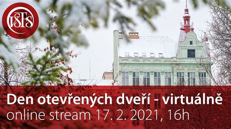 Den otevřených dveří virtuálně 17 2 2021 YouTube