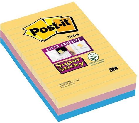 Post It Karteczki Super Sticky W Linie Ss Rio Eu X Mm X