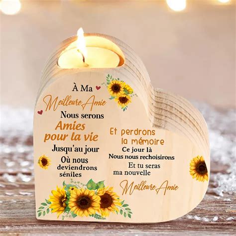 Ma Meilleure Amie Bougeoir En Bois Sans Bougie