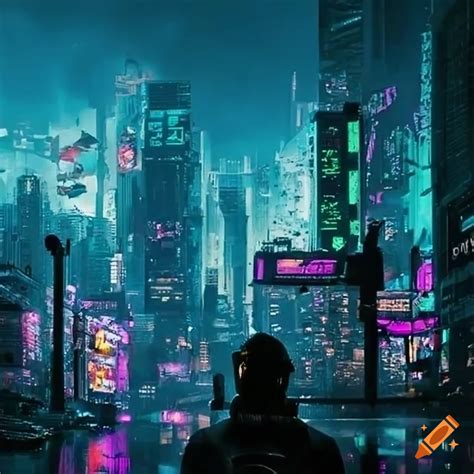 Cyberpunk Cityscape On Craiyon