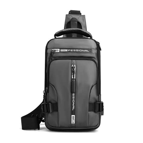 Mochila Masculina Multifuncional De Nylon Nova Bolsa De Peito Unisex
