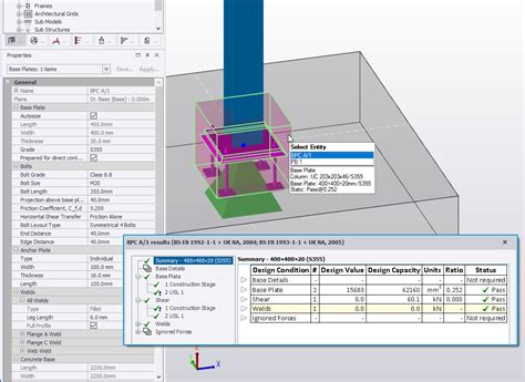New Steel Column Base Plate Connection Modeling Design Eurocode And