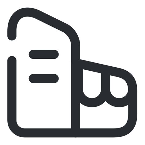 Gebouw Pictogram In Iconsax Vol1 Broken
