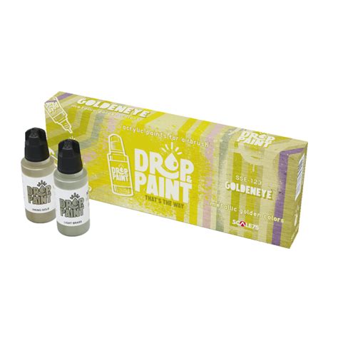 Conjunto Tintas Acrílicas Drop Paint GOLDENEYE Scale75 Sua loja