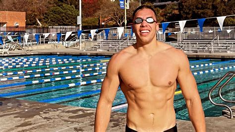 Arnold Schwarzenegger S Son Joseph Baena Flexes Muscles In Speedo