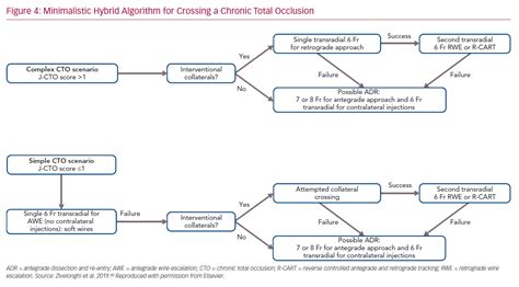 minimalistic hybrid algorithm for crossing a chronic total occlusion radcliffe vascular