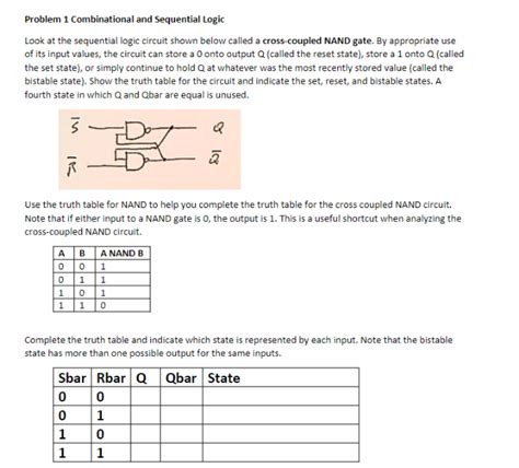 combinational and sequential logic circuits notes circuit diagram
