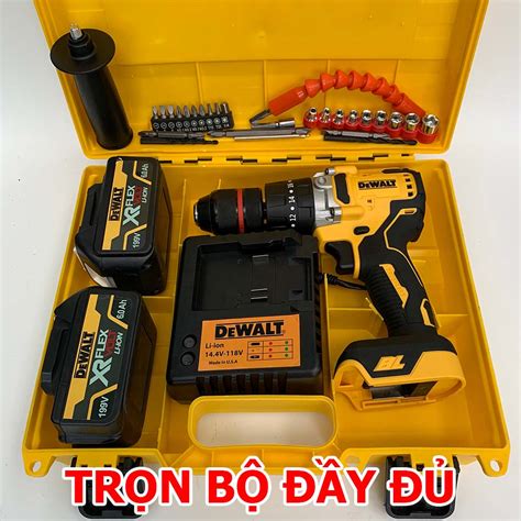 Máy Khoan Pin DeWALT 199V Pin Khủng 10 Cell