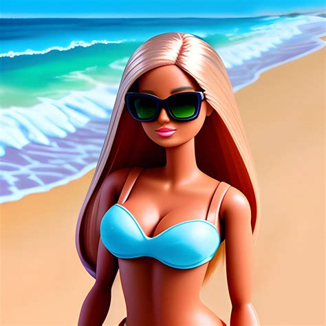 Barbie Pencil Sketch Morena Gafas De Sol Playa Toalla Aren