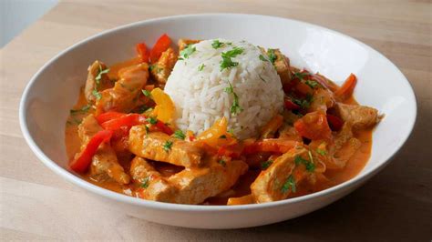 Paprika Rahm Geschnetzeltes Mit Reis Ichkocheheute De