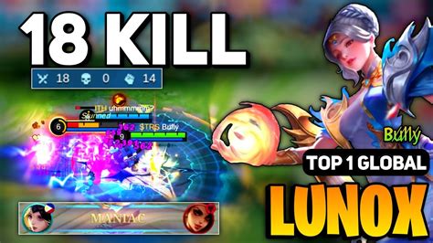 MANIAC Lunox Best Build 2023 Lunox Top 1 Global Gameplay By