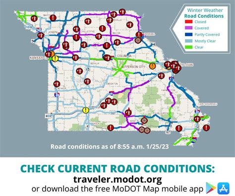 Missouri Road Conditions Map Sibby Dorothee