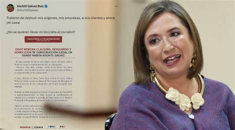 Xóchitl Gálvez responde a las acusaciones Mi casa fue adquirida con