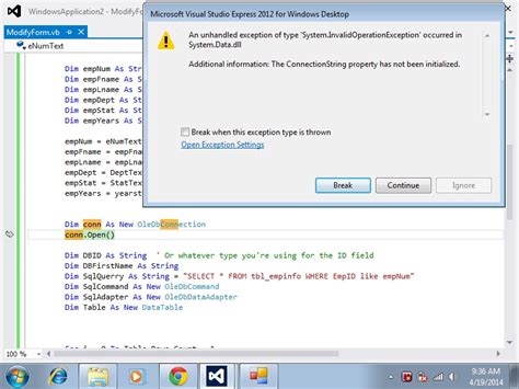 Vb Net Getting Data From SQL And Into A Variable Stack Overflow