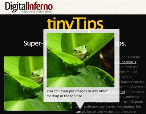 useful tooltips tutorials and jquery plugins wparena