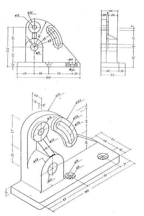 Pin by Octavio Sanchez on Dibujo Técnico Technical Drawing