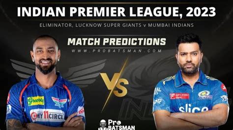 Mi Vs LKN Dream 11 Prediction Eliminator Match TataIPL LKN Vs MI Do