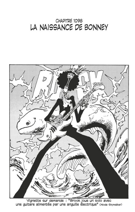 One Piece édition originale Chapitre 1098 Éditions Glénat