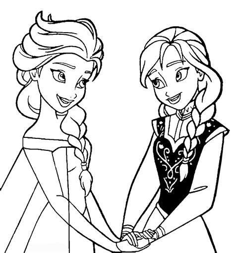 Dibujos Para Colorear De Frozen El Reino Del Hielo