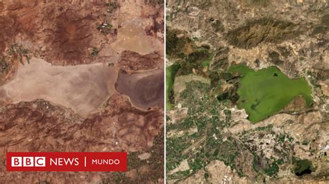 Sequía en México 4 imágenes satelitales que muestran los graves