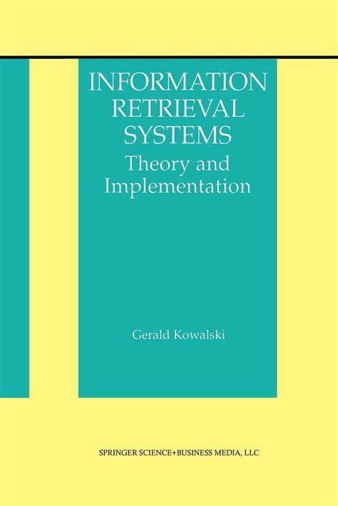 information retrieval information retrieval systems theory and implementation paperback