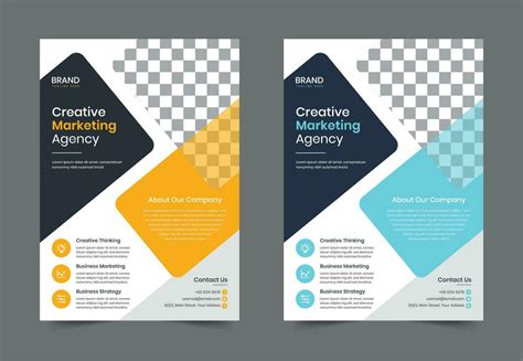 creativo moderno corporativo negocio volantes modelo diseño folleto