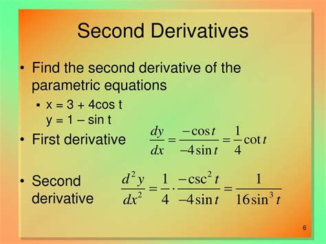 ppt derivatives of parametric equations powerpoint presentation free download id 292548