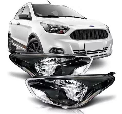 Par Farol Ford Ka A M Scara Negra Parcelamento Sem Juros