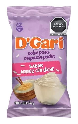 Polvo Para Preparar Pudin Dgari Sabor Arroz Con Leche 96 Gr MercadoLibre