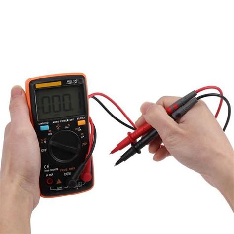 Duokon Voltmètre ANENG AN8008 True RMS Multimètre Numérique AC DC