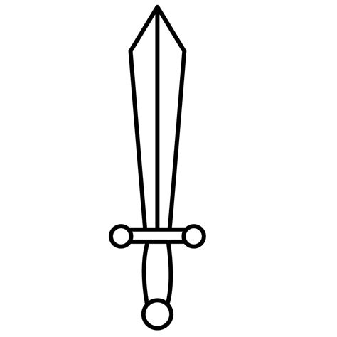Dibujo Para Colorear Espada Dibujos Para Imprimir Gratis Img