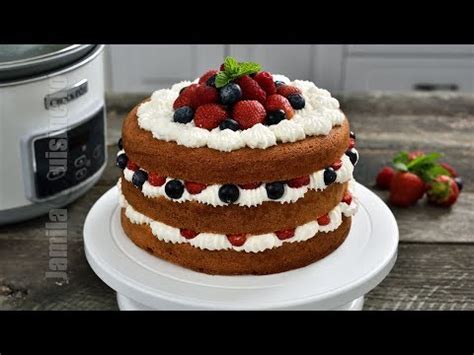 Tort Naked Cu Fructe La Crock Pot Reteta Video Jamilacuisine