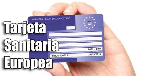Documentación para la Tarjeta sanitaria Europea 2024