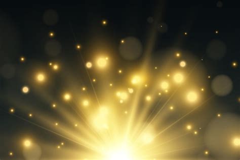Hermosas Chispas Brillantes Sobre Un Fondo Vector Premium