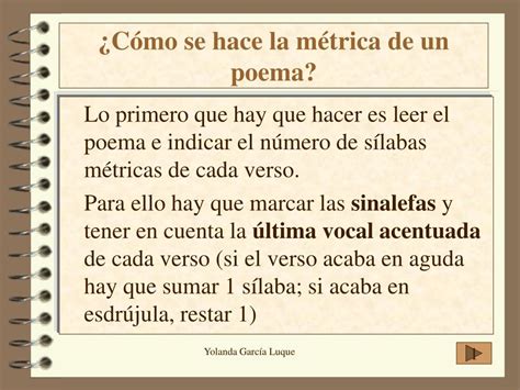 Ppt C Mo Se Hace La M Trica De Un Poema Powerpoint Presentation
