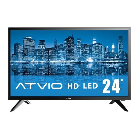TV Atvio 24 Pulgadas HD Smart TV LED AT 24EA20PL Walmart